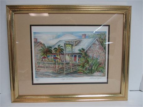 Auction Exchange USA - Sarasota, FL Limited Edition "Cafe Gardens ...